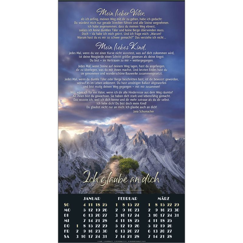 Posterkalender 2026 | Kalender von Kawohl